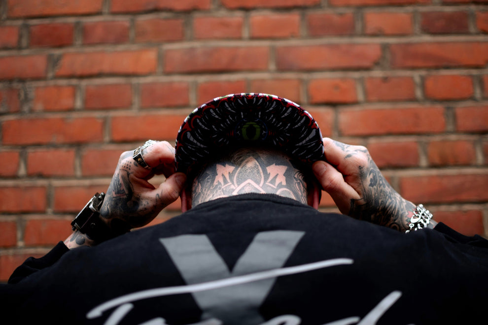 LIMITED EDITION Monster Vision Snapback - Burgundy Suede with Eyes ...