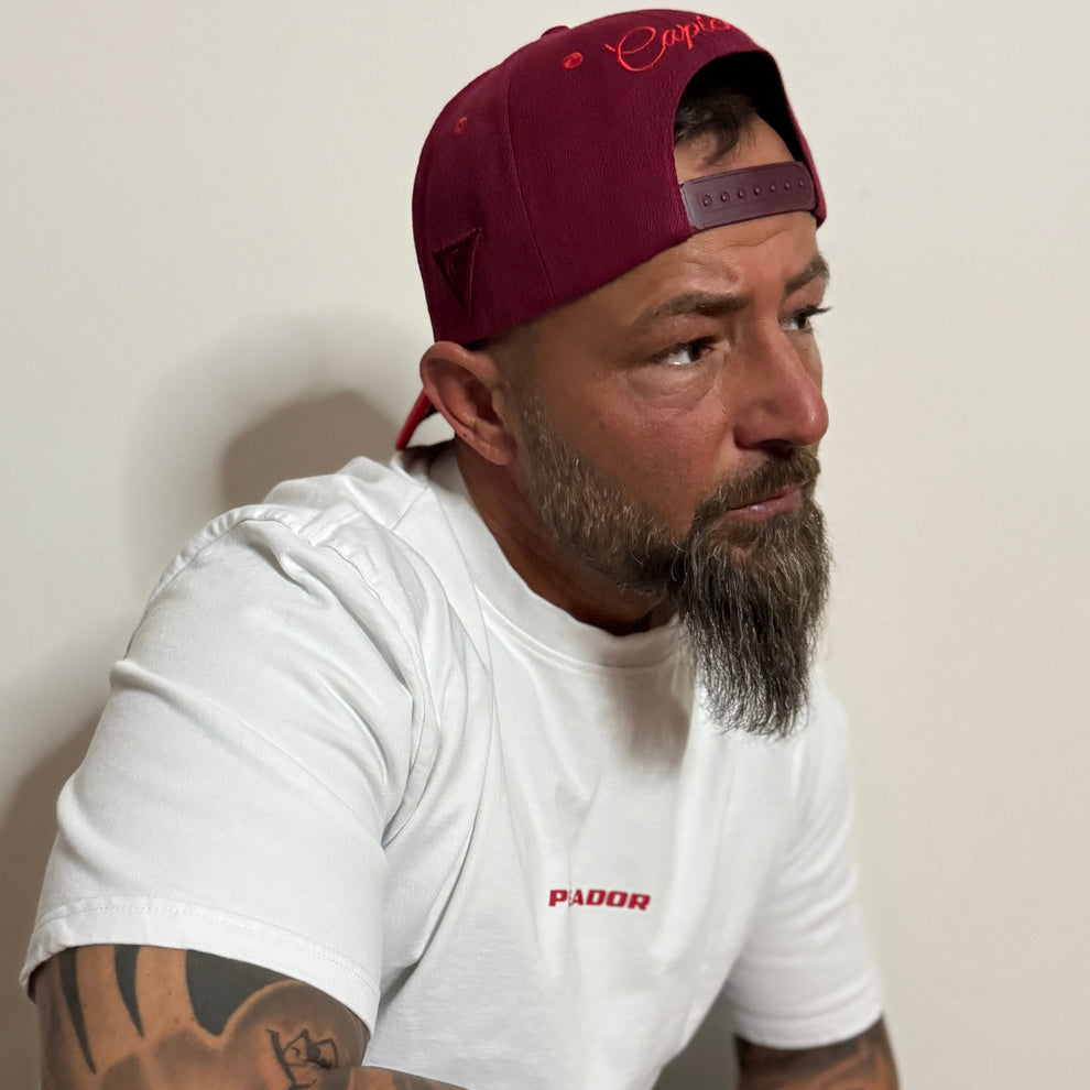 Horoscope Aries Curved Cap - Red | CAPICHE CAPS