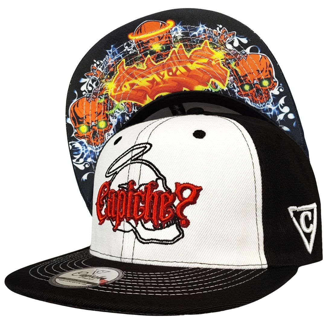 Urban Halo Snapback - Black/White | CAPICHE CAPS