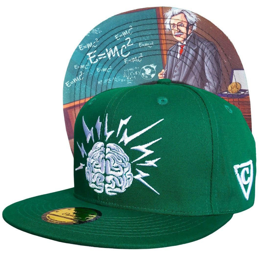 Einstein Snapback - Green | CAPICHE CAPS