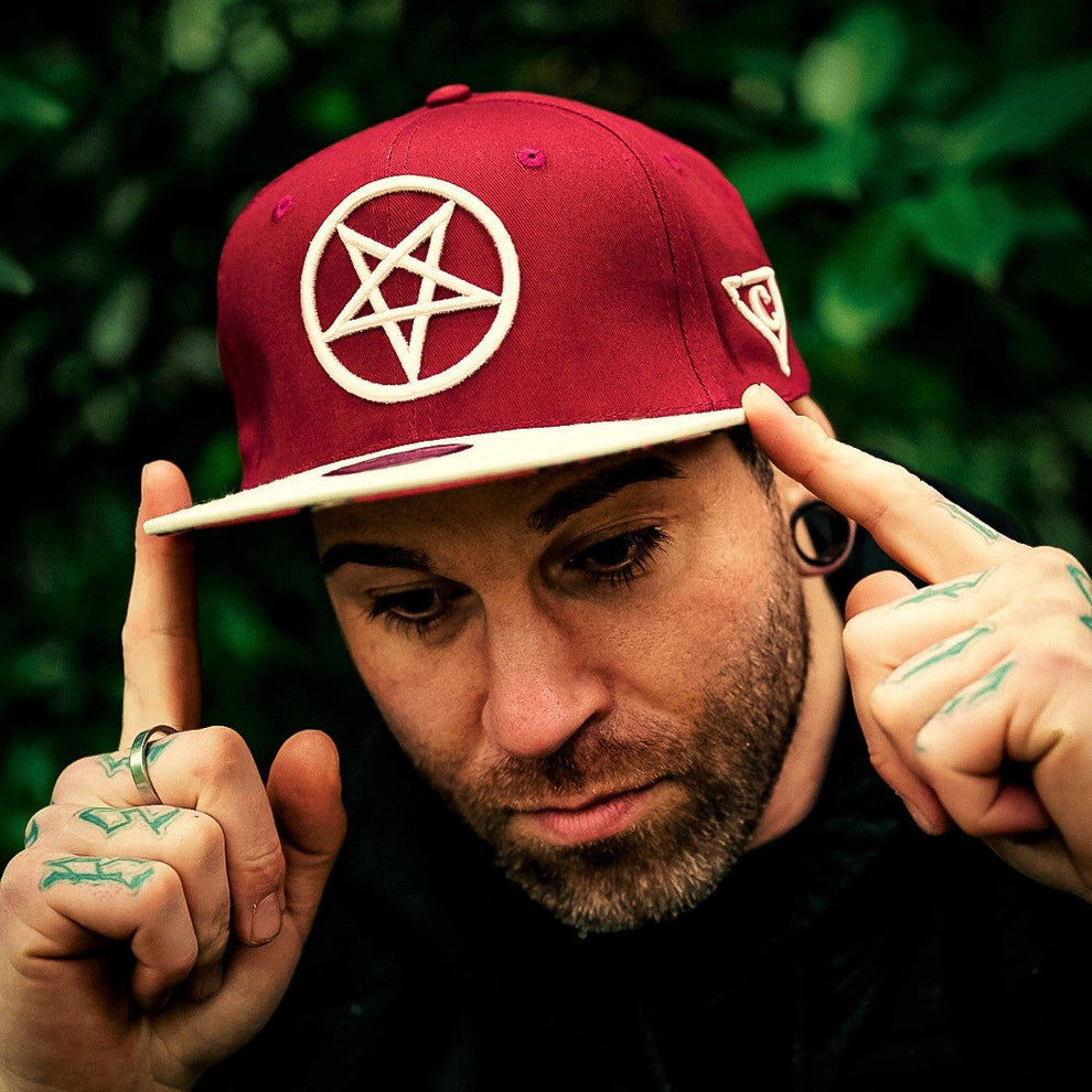 Cursed Dolls Snapback - Red/Light Beige | CAPICHE CAPS